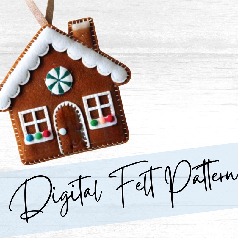 Felt House Ornaments - Etsy