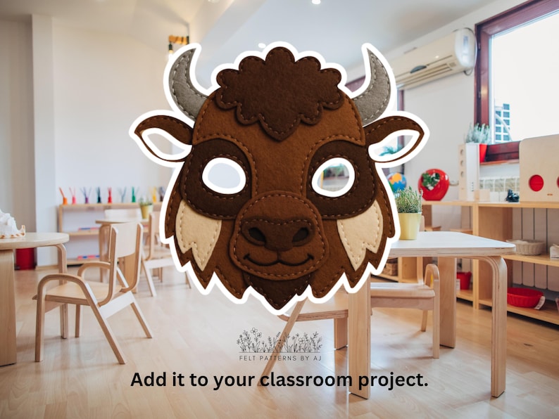 Felt Woodland Animal Mask Patterns: Sewing Kit & Coloring Page (PDF ...