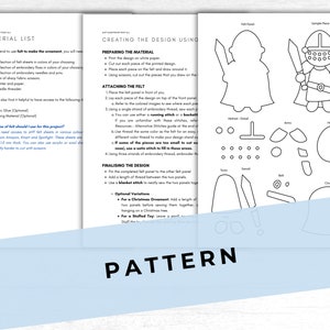 Felt Knight Ornament Pattern: DIY Christmas Decor (digital Download) - Etsy