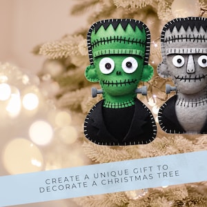 Frankenstein's Monster Felt Pattern Digital Template: Craft Your Own ...