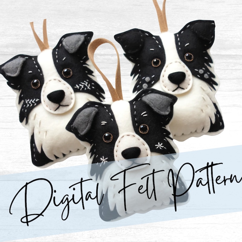 Felt Dog Collie - Etsy