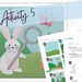 Printable Easter Bunny Quiet Book PDF Pattern for Toddlers and Young ...
