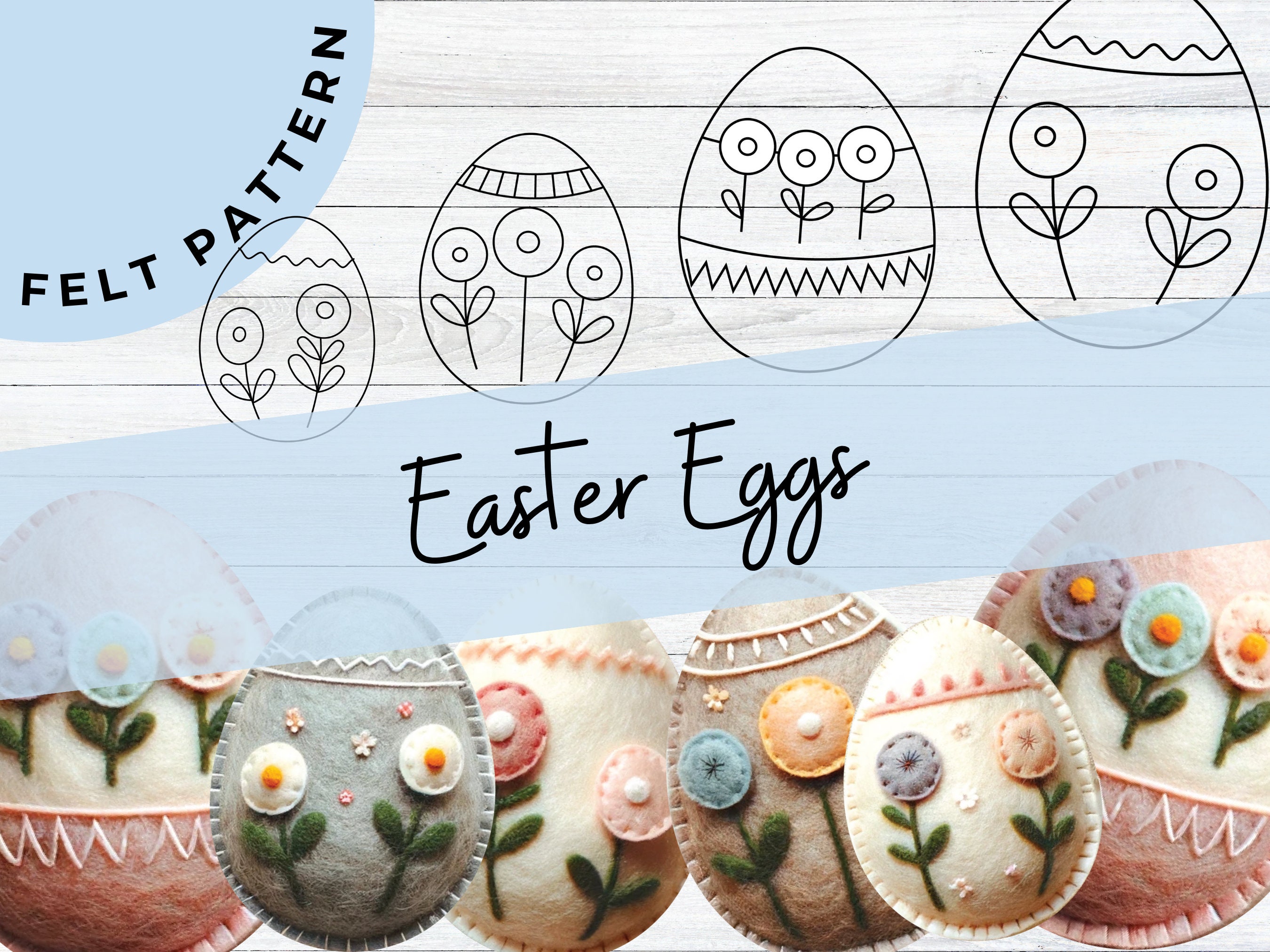 Ultimate Easter Craft Bundle: Personalized Felt & Embroidery Patterns ...