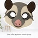 DIY Felt Possum Mask for Halloween or Costume | PDF & SVG Sewing ...