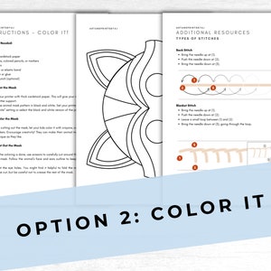 Felt Woodland Animal Mask Patterns - Printable Mask, Coloring Page ...