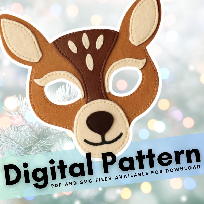 Deer Mask - Etsy