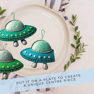 DIY Felt Alien Spaceship (UFO) Pattern - Versatile Craft Sewing Project ...