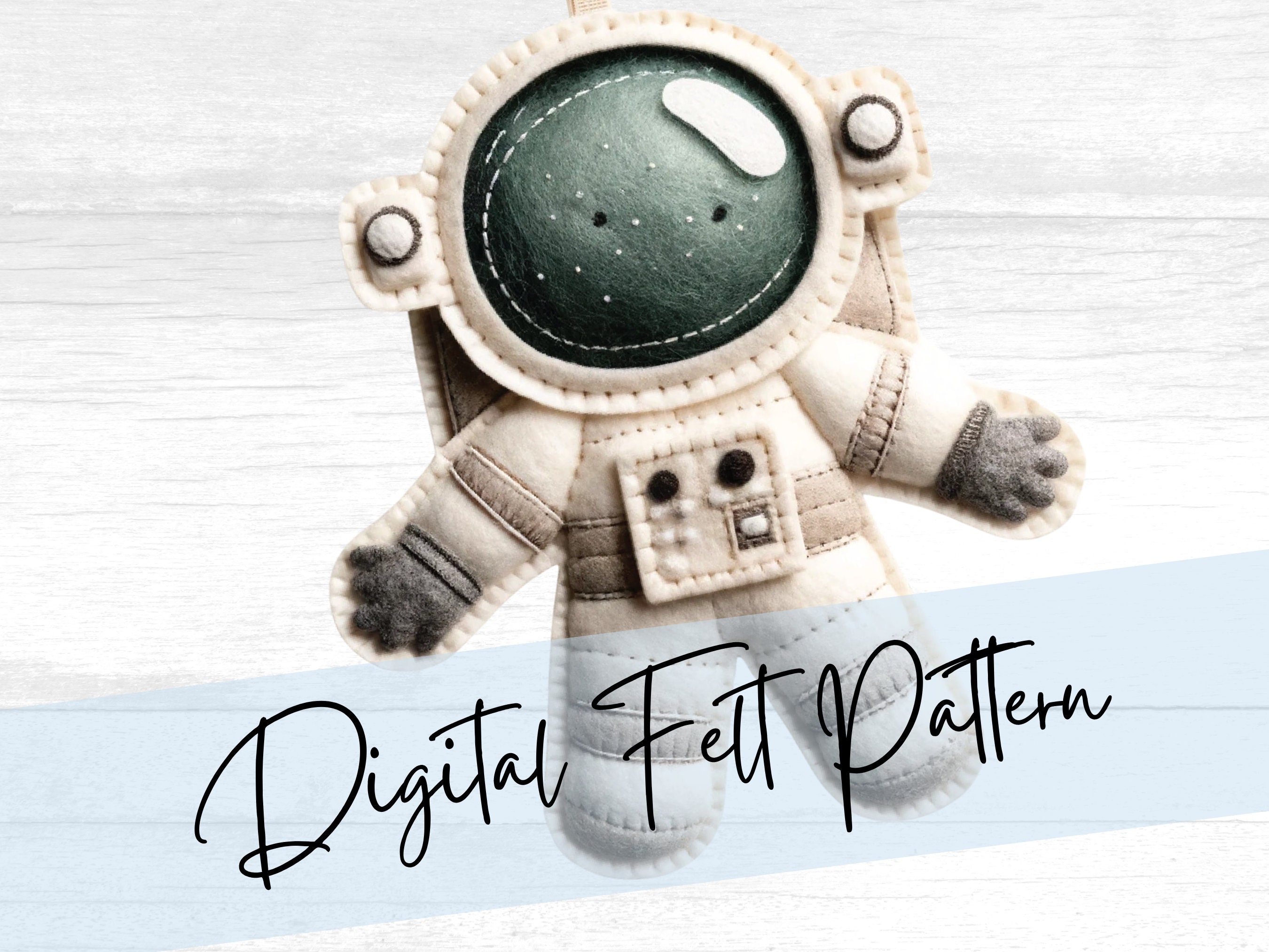 Space-themed DIY Felt Ornaments: Sun, Moon, Rocket, Alien UFO ...