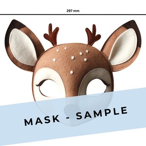 Felt Woodland Animal Mask Patterns - Printable Mask, Coloring Page ...