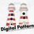 Felt Lighthouses Digital Sewing Pattern for Quiet Books, Toys, and Felt ...