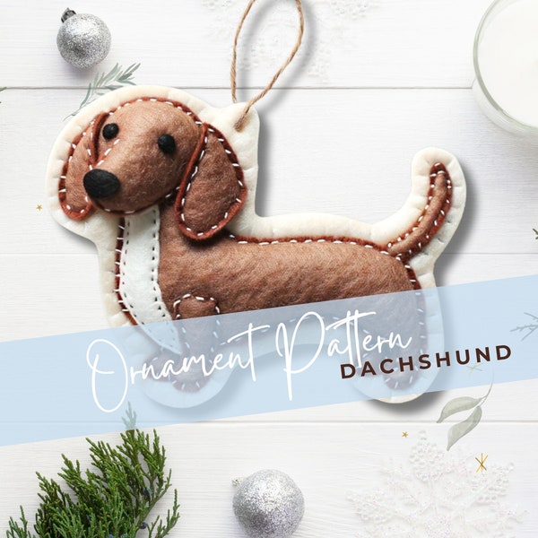 Felt Dachshund - Etsy