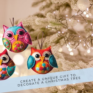 Felt Owl Pattern Digital Template: Craft Your Own Adorable Owls - Etsy