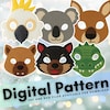 Emu Mask Printable, Paper DIY for Kids and Adults. PDF Template ...