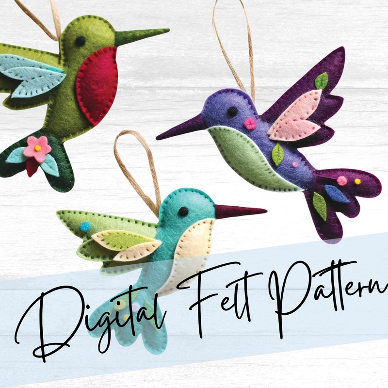 Felt Bird Pattern - Etsy