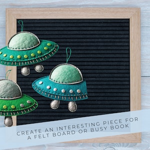 DIY Felt Alien Spaceship (UFO) Pattern - Versatile Craft Sewing Project ...