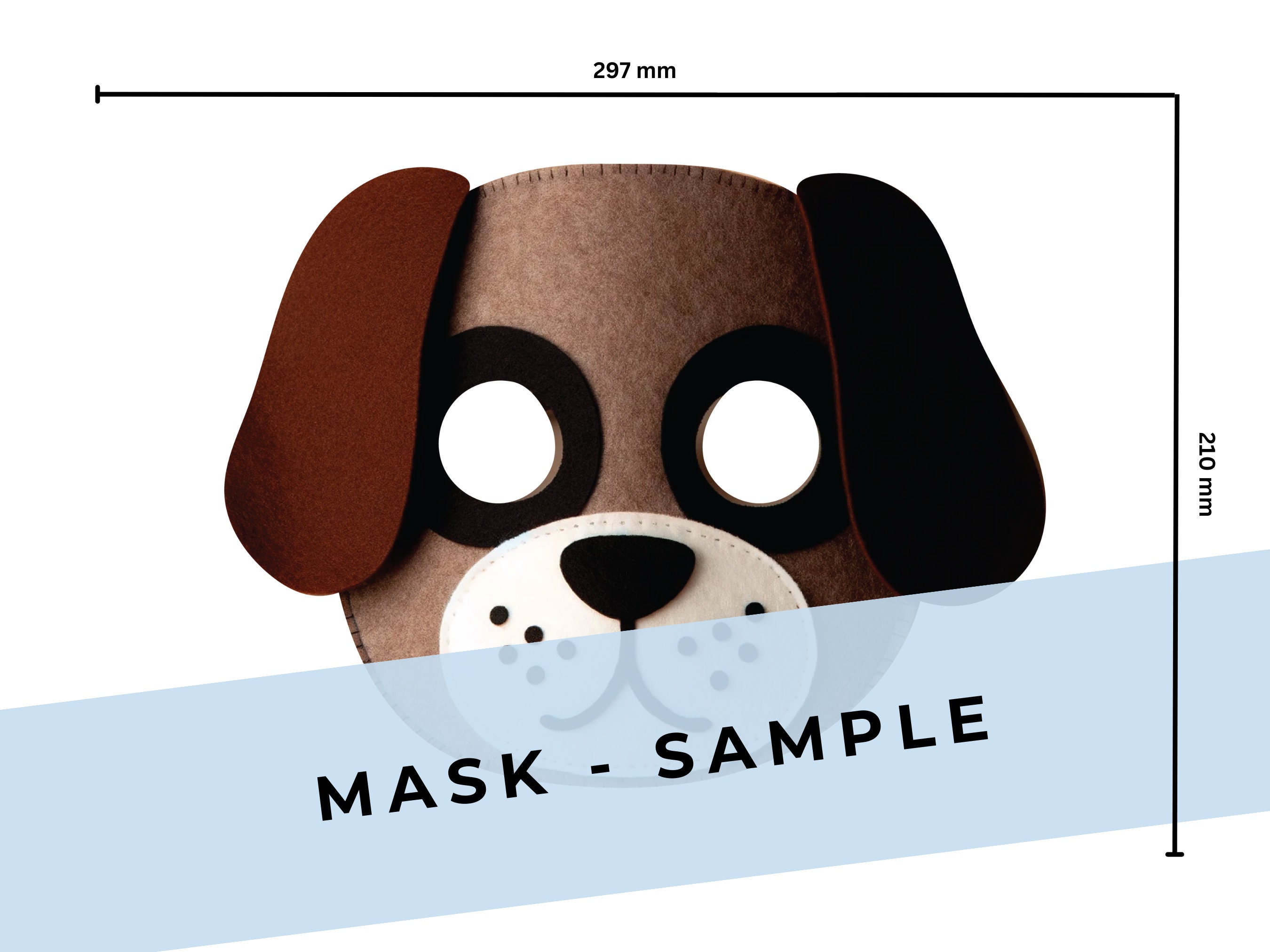Felt Pet Animal Mask Patterns Printable Mask, Coloring Page & Felt ...