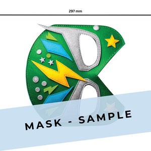 Superhero Mask Patterns - Printable Mask, Coloring Page & Felt Sewing ...