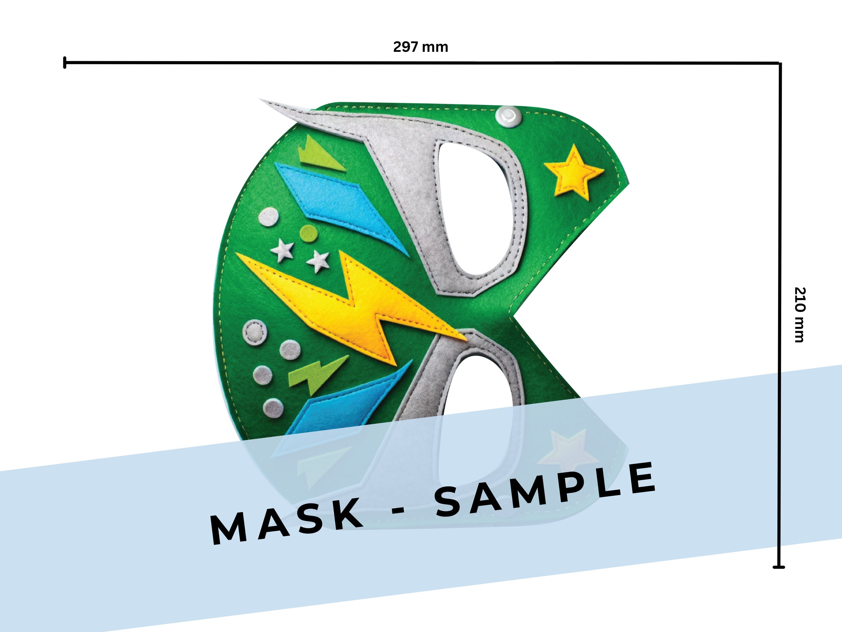 Superhero Mask Patterns Printable Mask, Coloring Page & Felt Sewing Kit ...