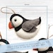 Puffin Felt Ornament Pattern: DIY Animal Sewing (digital Pattern ...