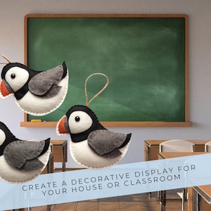 Puffin Felt Ornament Pattern: DIY Animal Sewing (digital Pattern) - Etsy