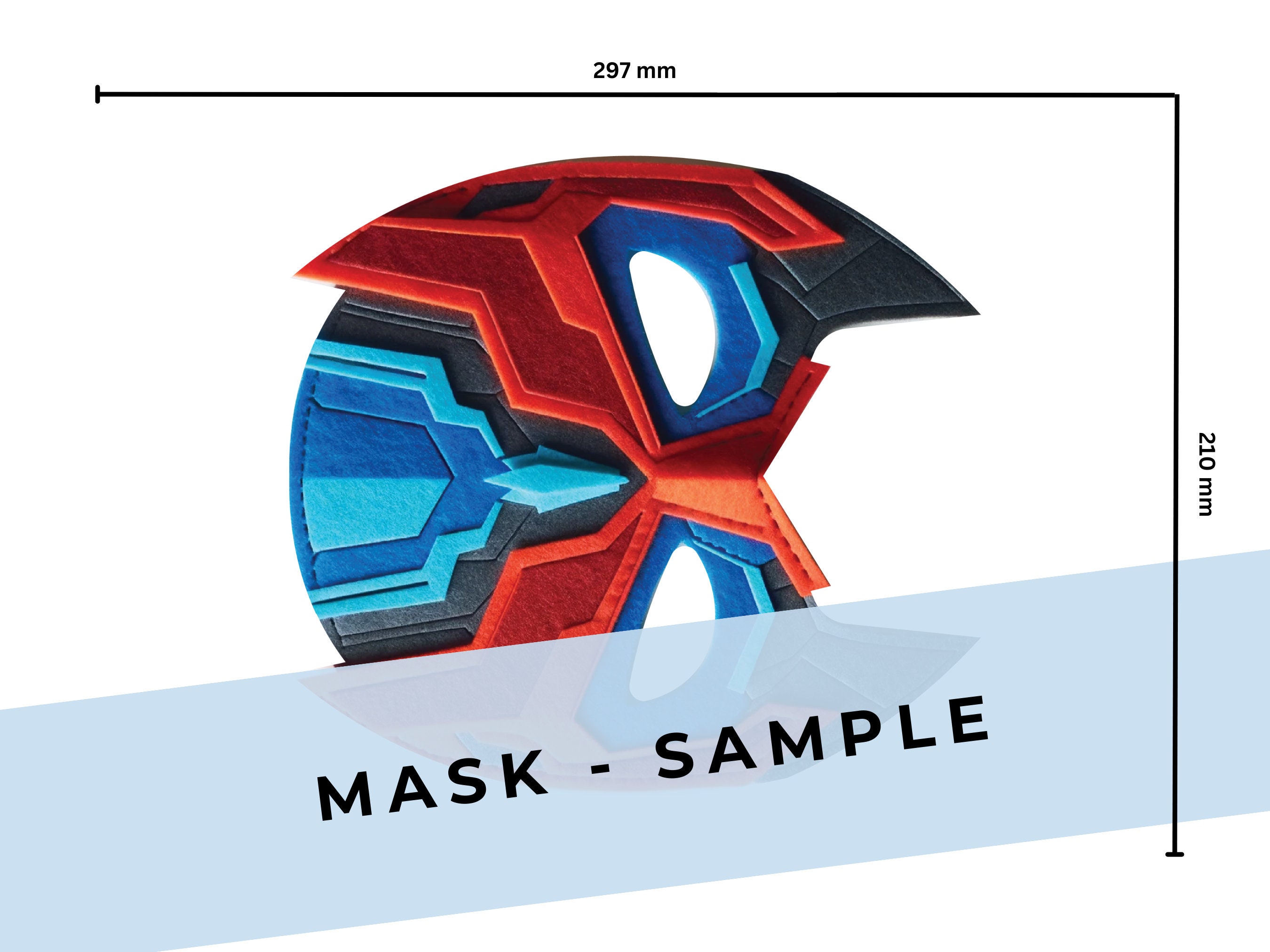 Superhero Mask Patterns Printable Mask, Coloring Page & Felt Sewing Kit ...
