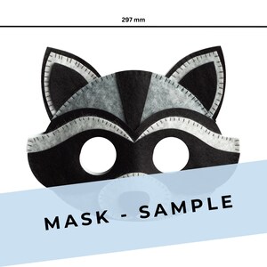 Felt Woodland Animal Mask Patterns - Printable Mask, Coloring Page ...