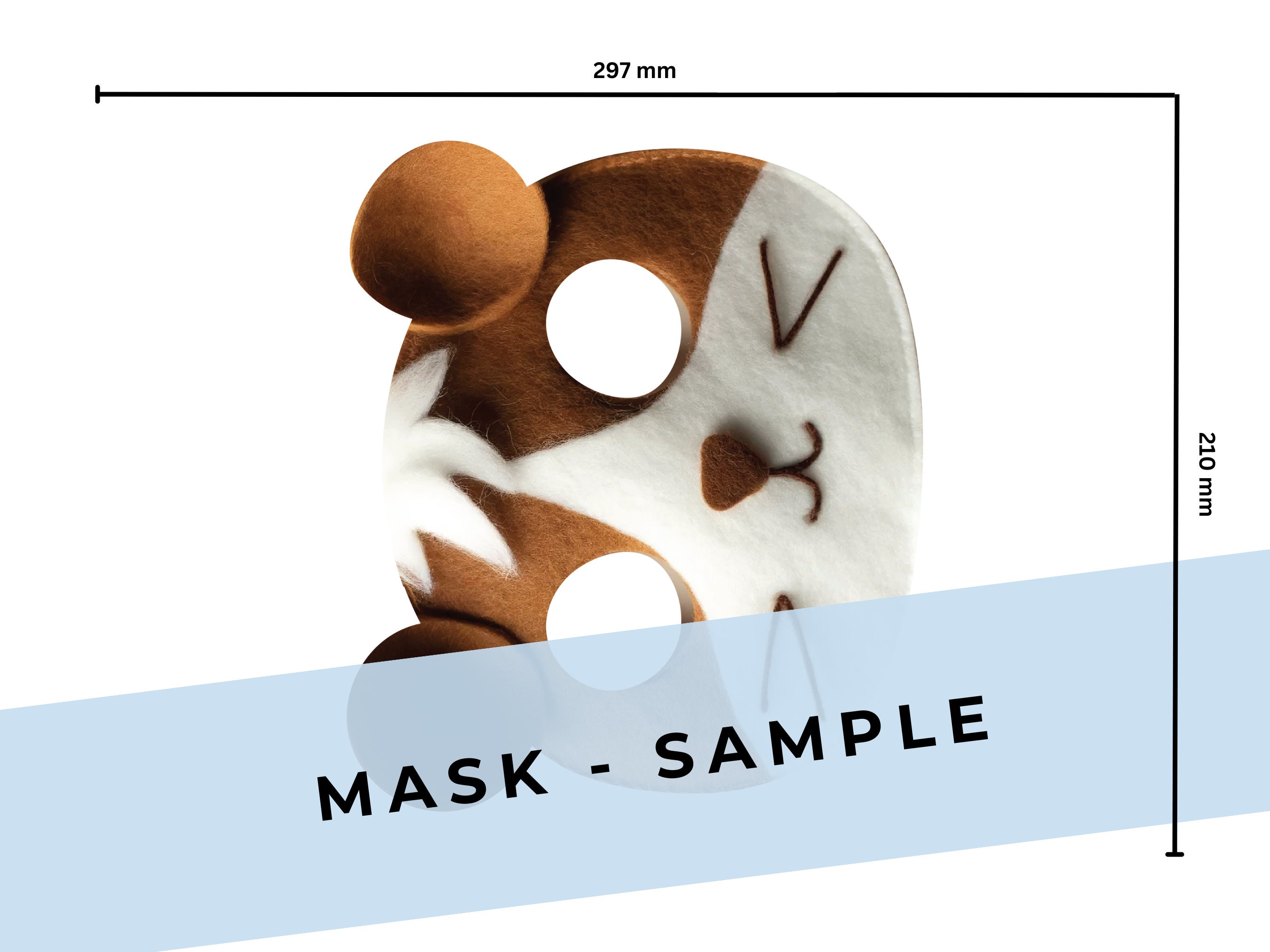 Felt Pet Animal Mask Patterns Printable Mask, Coloring Page & Felt ...