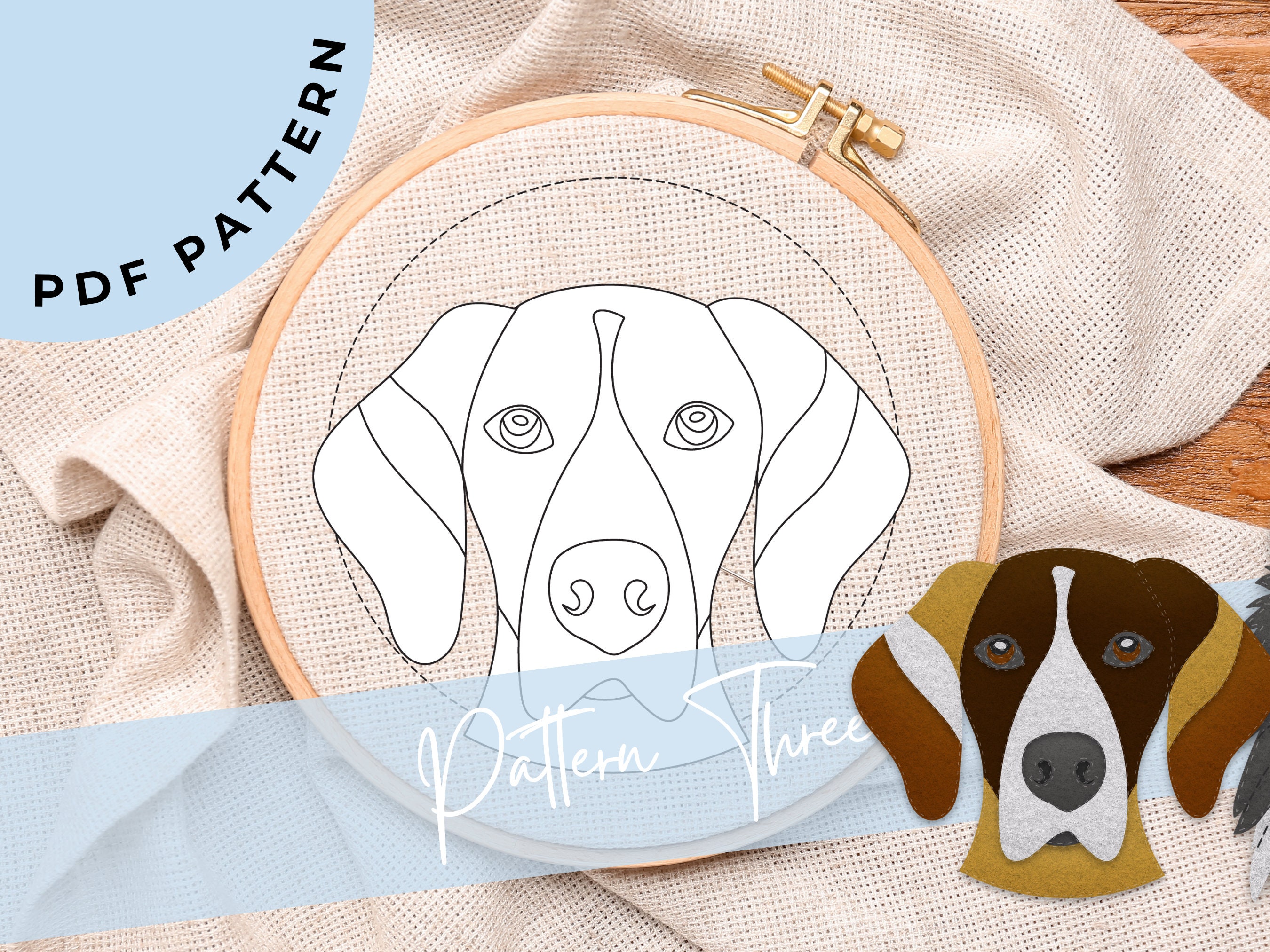 American Pointer, Golden Retriever, Yorkshire Terrier - DIY Felt ...