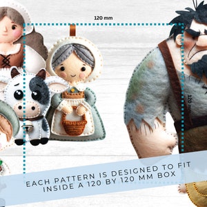 Jack and the Beanstalk Felt Patterns - DIY Craft Kit for Busy Books ...