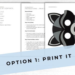 Felt Woodland Animal Mask Patterns - Printable Mask, Coloring Page ...