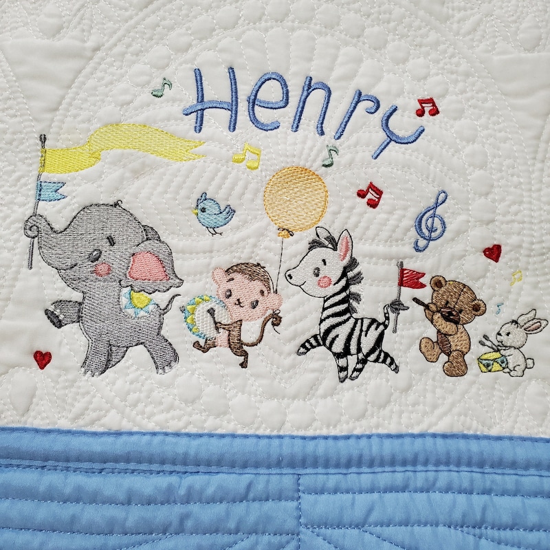 Embroidery Baby Blanket - Etsy