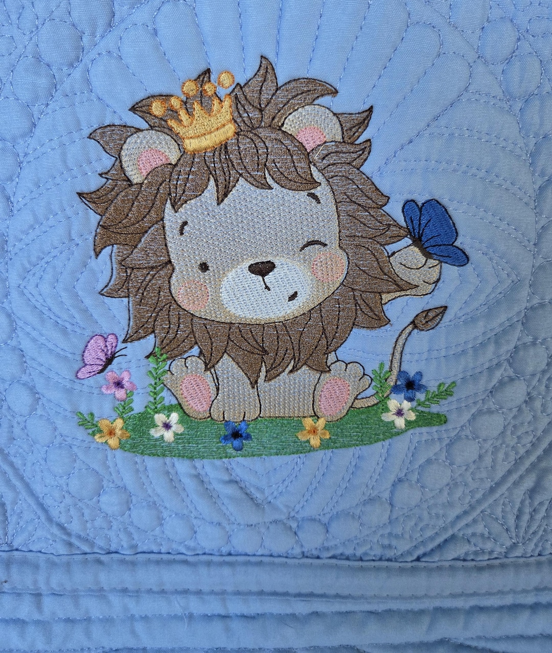 Keepsake Baby Quilt, Embroidered Quilt, Personalized Quilt, Heirloom ...