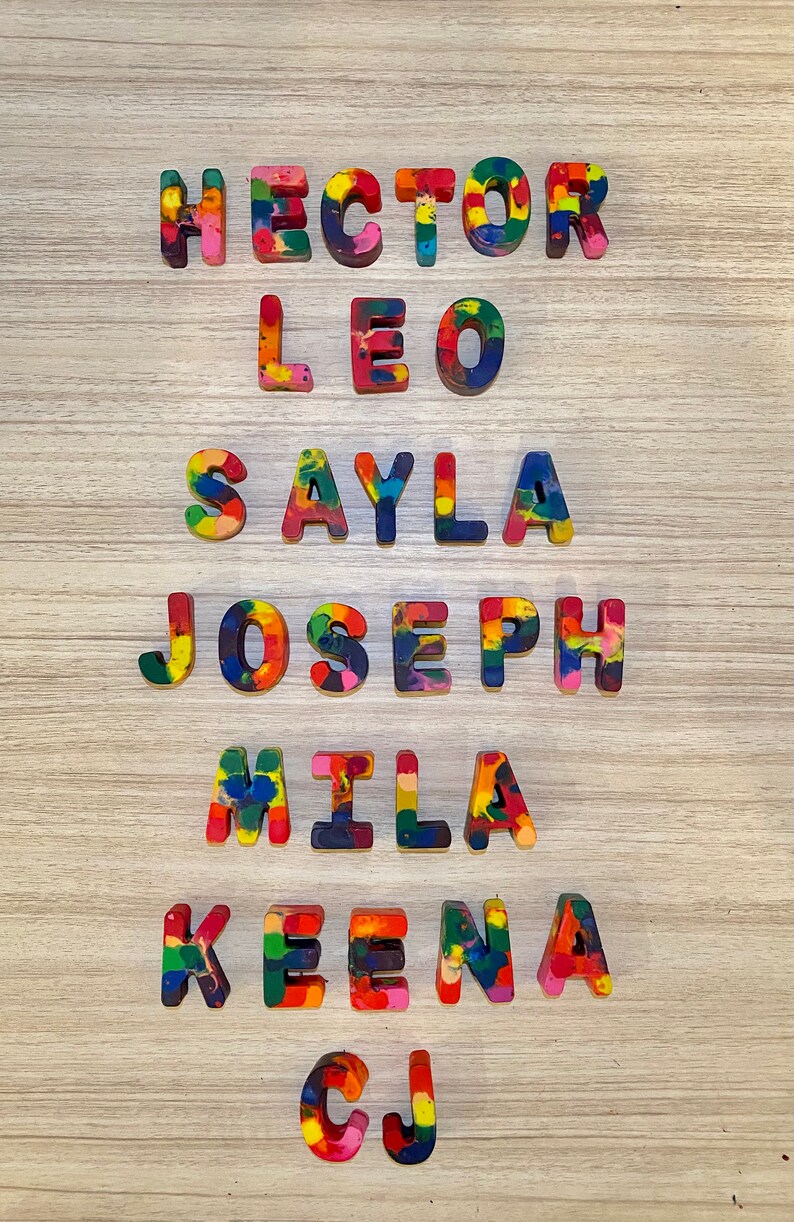 Custom Crayon Names, Crayon Letter Names, Creative Creations - Etsy