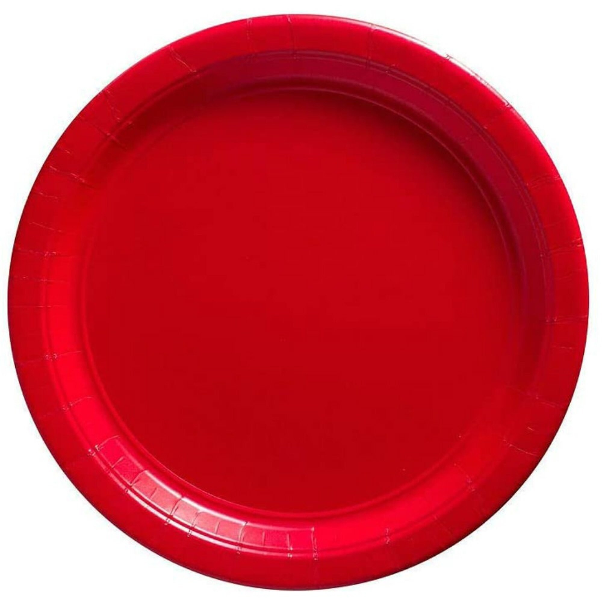 Red Plastic Party Tableware Set Plates Cups Table Cover Napkin ...