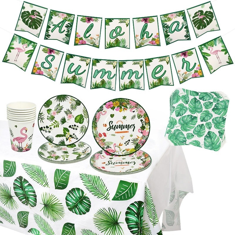 Hawaiian Tropical Party Tableware - Etsy