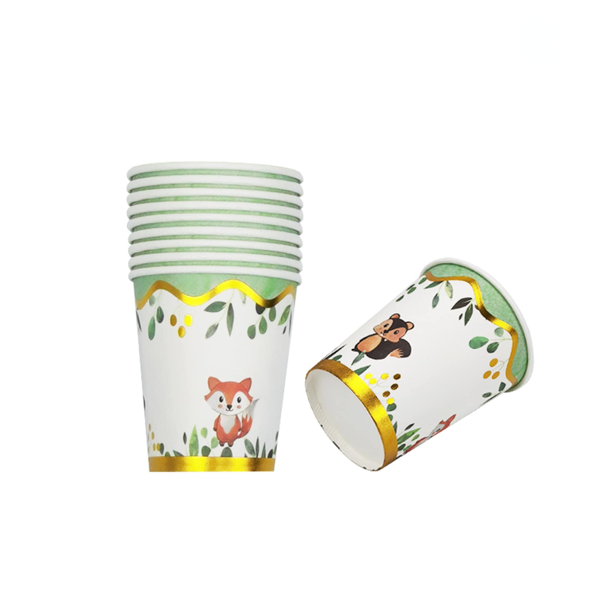 Jungle Forest Animal Disposable Party Tableware Birthday Party Supplies ...