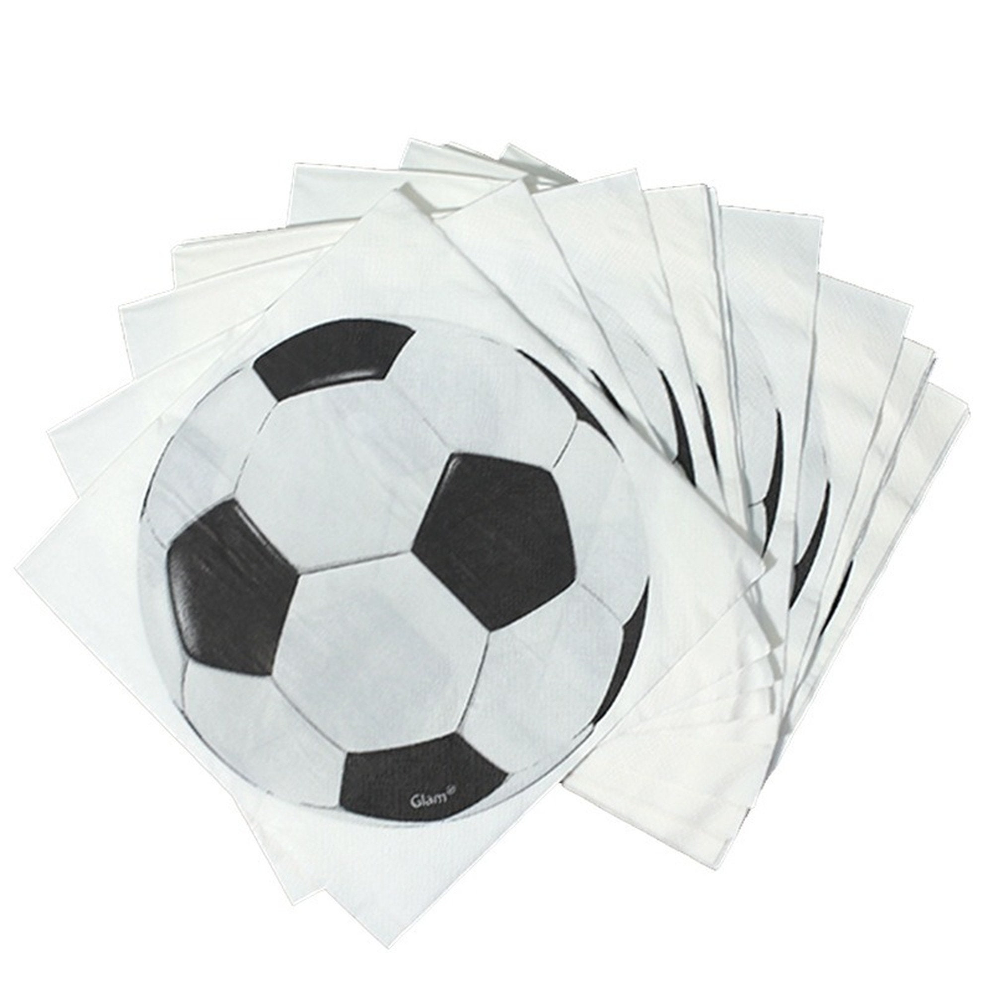 Soccer Football Disposable Party Tableware Birthday Supplies Decoration ...
