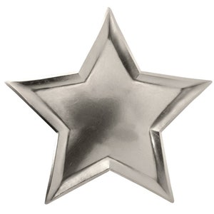 Gold Foil Star Paper Plates Party Decorations Disposable Tableware ...