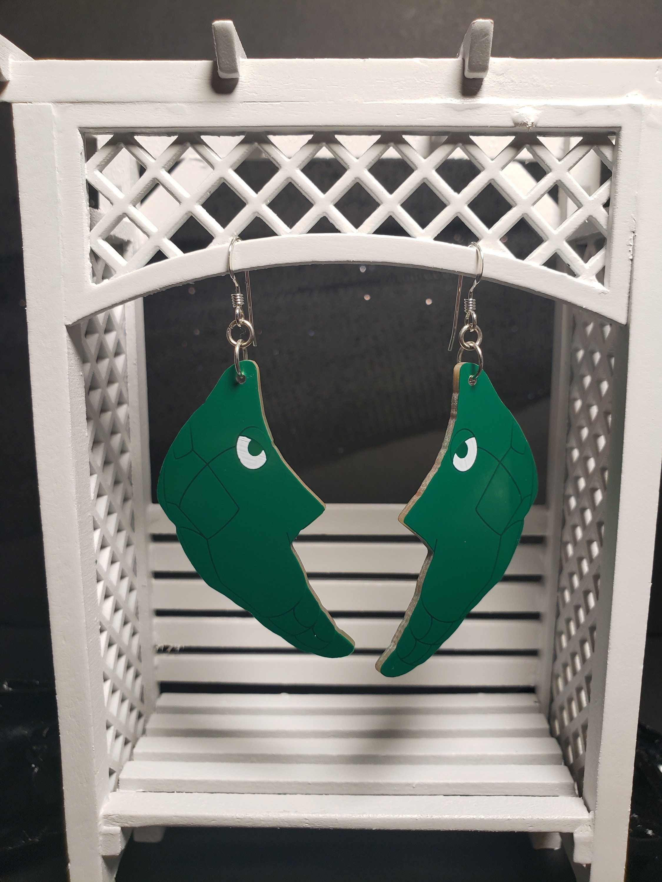 Pokemon Earrings Metapod Wearable Tech Jewelry PCB Fish Hook Sterling ...