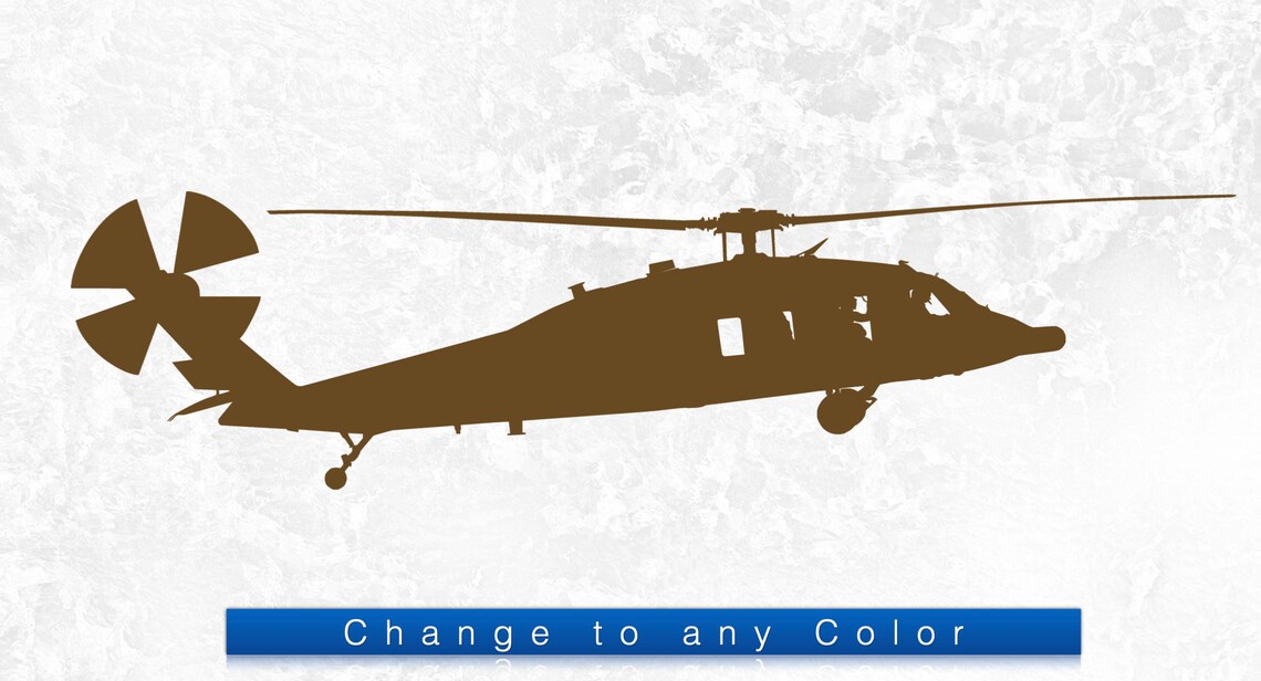 Black Hawk Silhouette - Printable Digital Download Svg, Png, Eps & Dxf ...