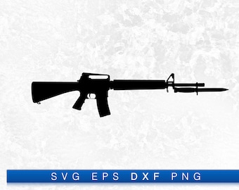 Bayonet Silhouette - Etsy