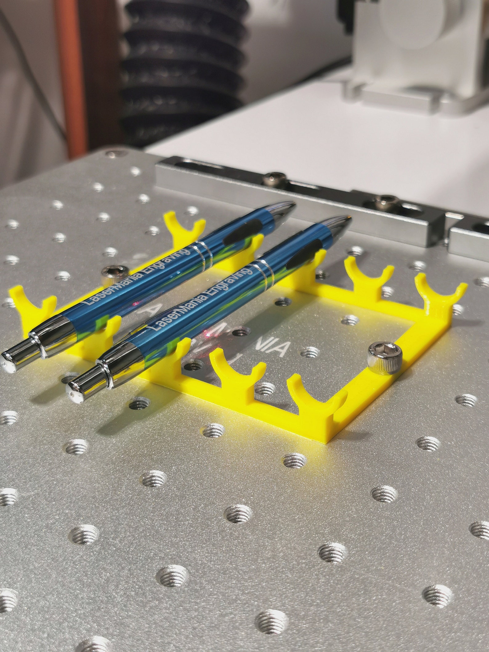 Fiber Laser Engraving Equipment Accessory: PLA+ Pen and Pencil Jig ...