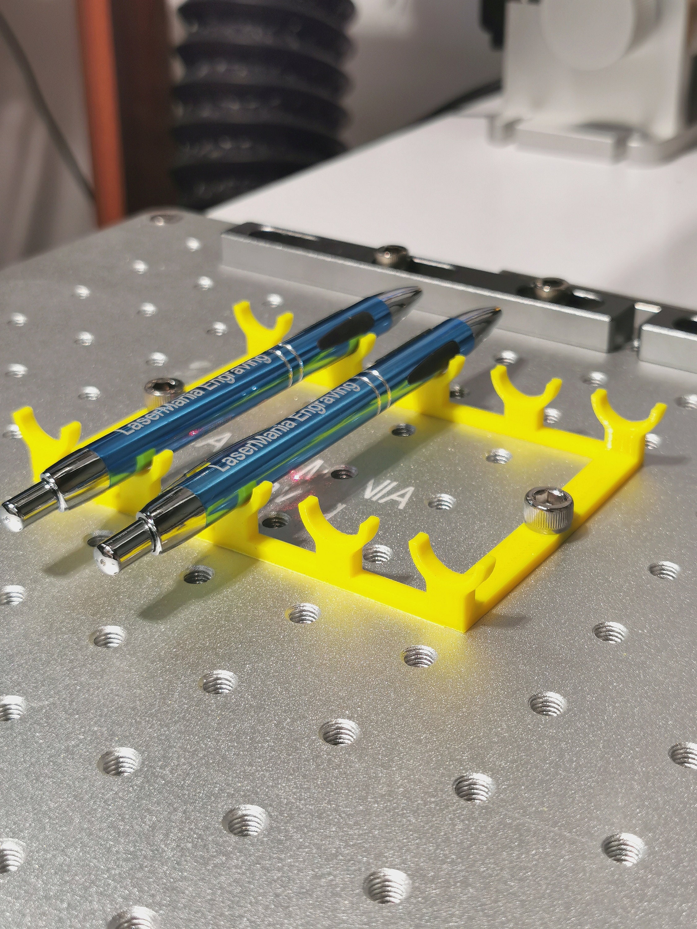 Fiber Laser Engraving Equipment Accessory: PLA+ Pen and Pencil Jig ...