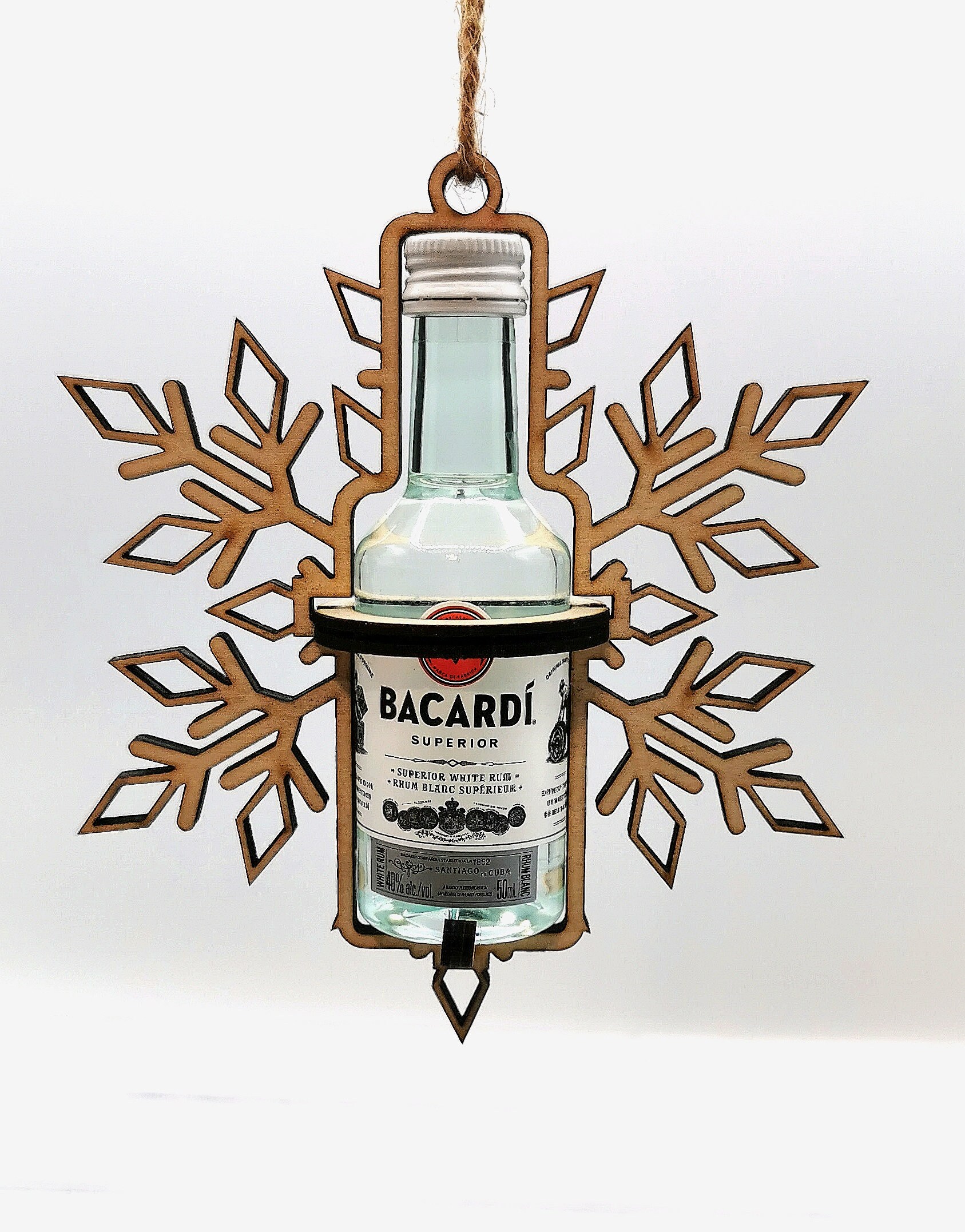 Mini Snowflakes Shot Wine Alcohol Liquor Bottle Holder Xmas Christmas ...