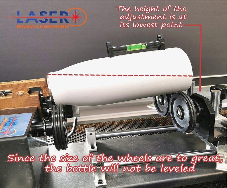 Rotary Wheel Engraving Pulley Alignment Leveling Assistant Rotary Clamp ...