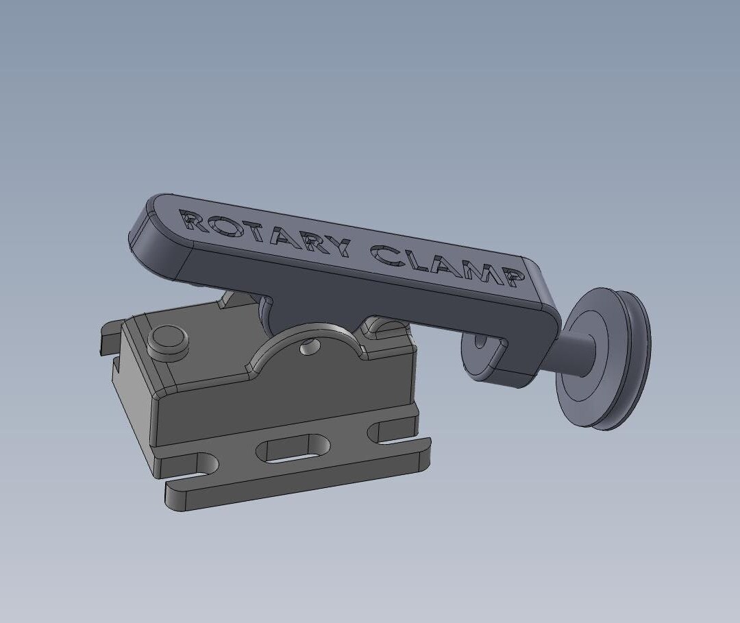Rotary Clamp EXTENDED Arm Rotary Attachment Clamp - Fits Epilog Version ...