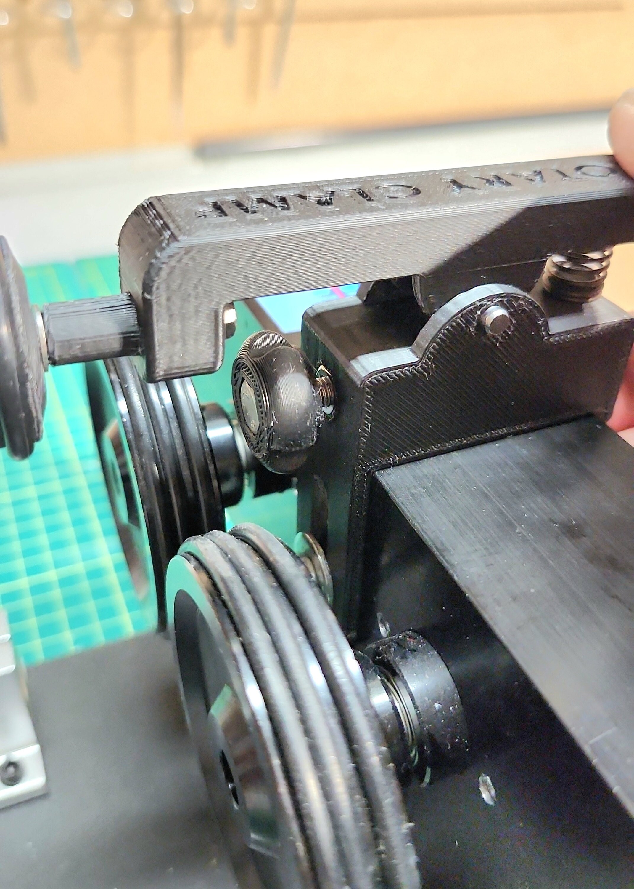 NEW! Laser Rotary Clamp Down With Stoper Extra Long Arm Clamp for ...