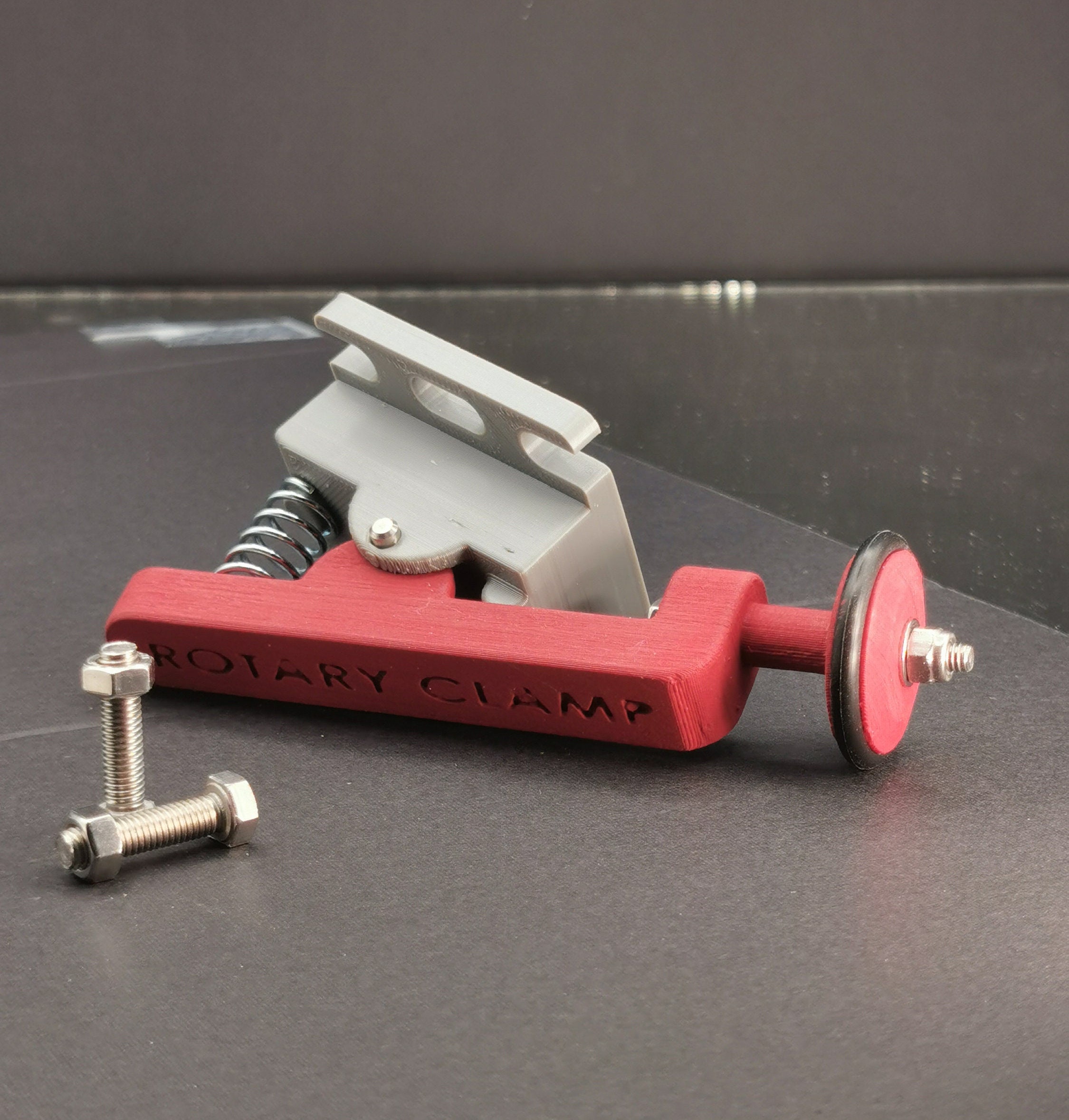 Rotary Clamp EXTENDED Arm Rotary Attachment Clamp - Fits Epilog Version ...