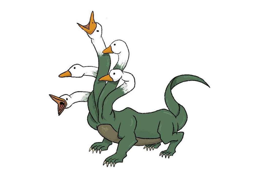 Goose Hydra Die Cut Sticker - Etsy