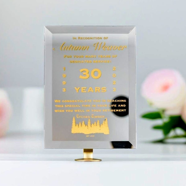Retirement Plaque - Etsy